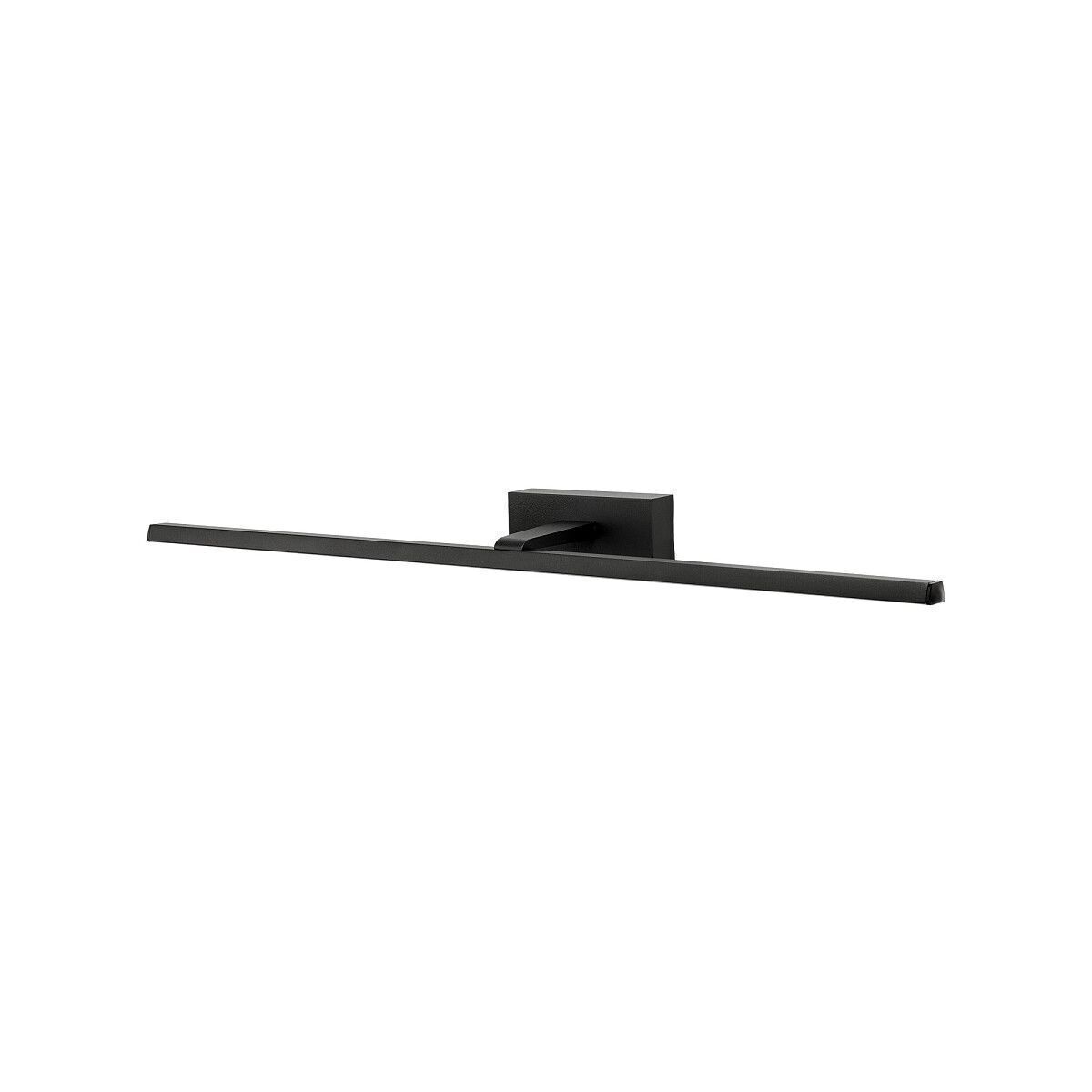 LED Wandlampe Schwarz Aluminium 3000 K Spiegel Bilder Leuchte