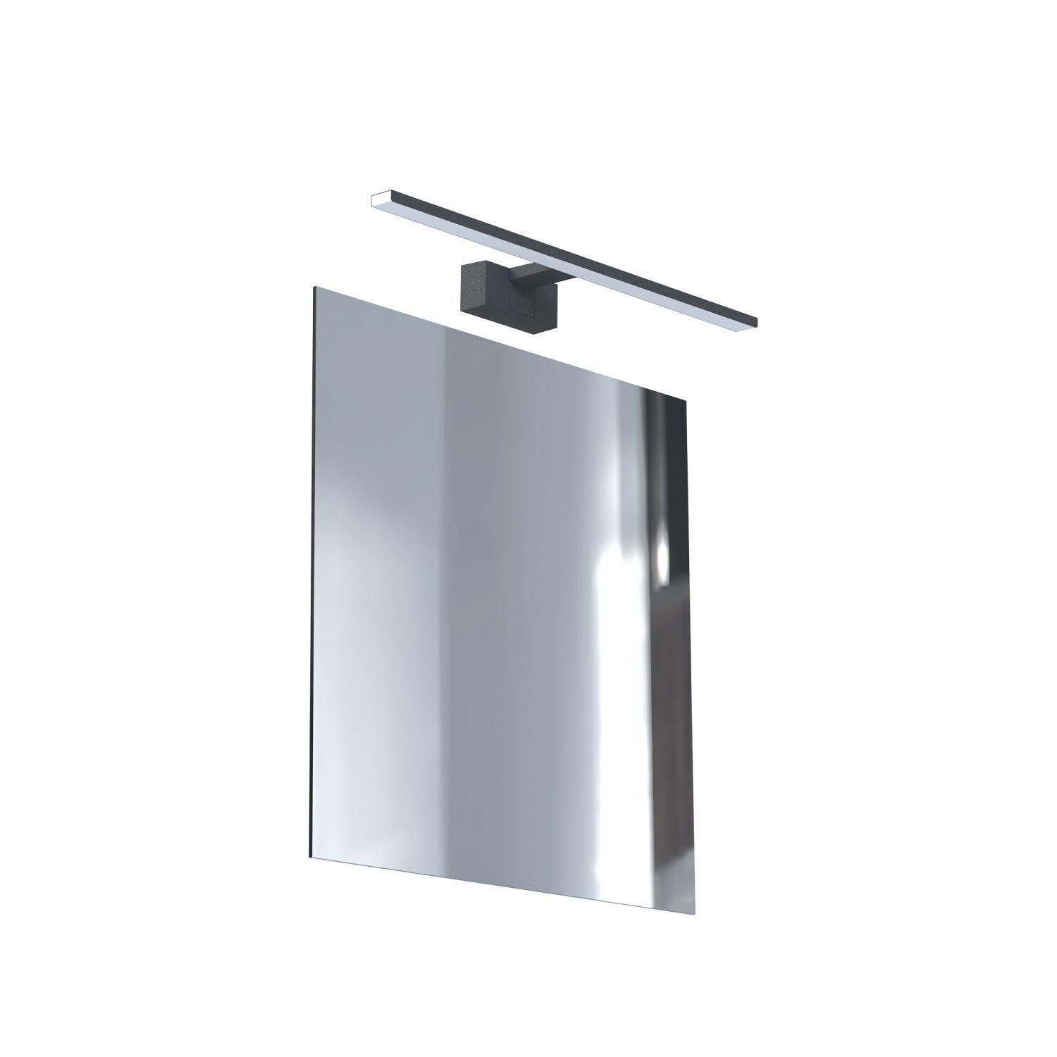 Spiegelleuchte LED Chrom IP44 3000 K 600 lm Aluminium Leuchte