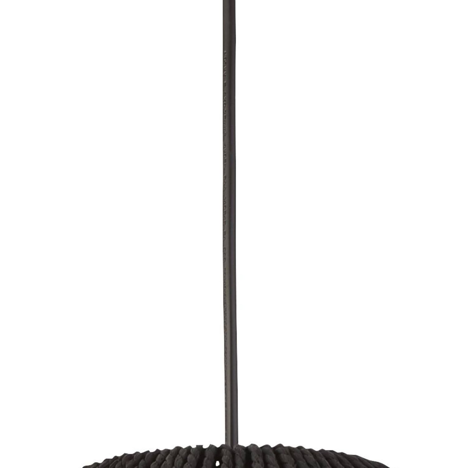 Hängeleuchte Seil Schwarz E27 Ø 30 cm H: max. 1,5 m Modern Leuchte