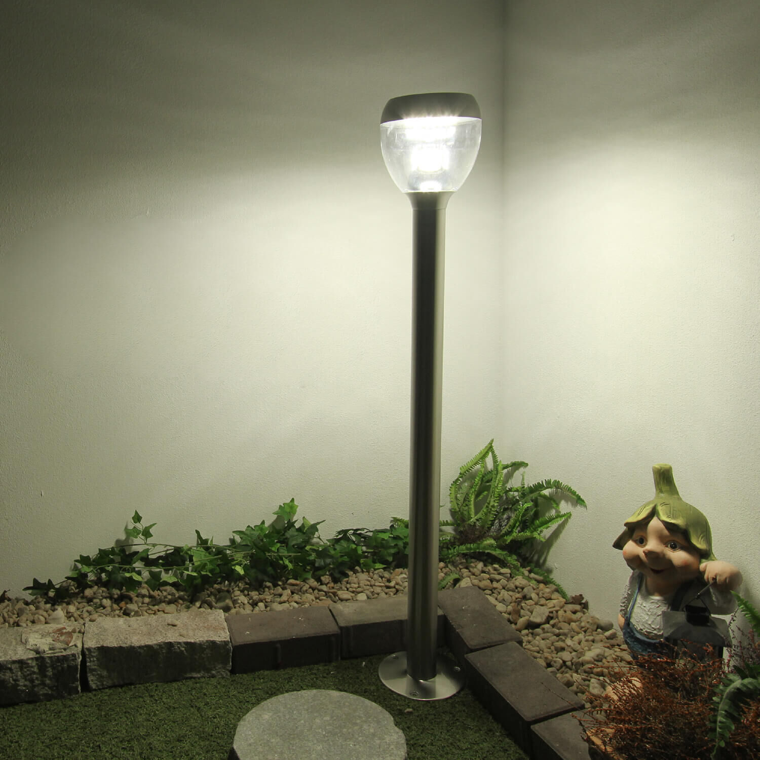 Vorschau: LED Außenleuchte Modern Edelstahl Optik