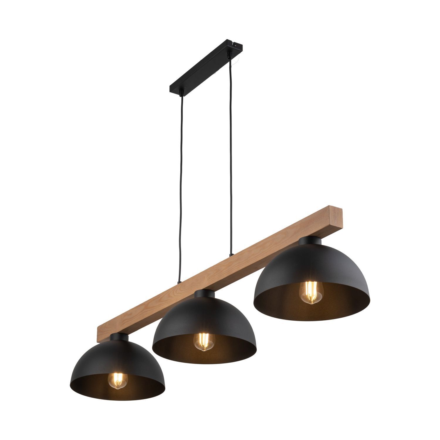 Pendelleuchte 3 Flammig Holz