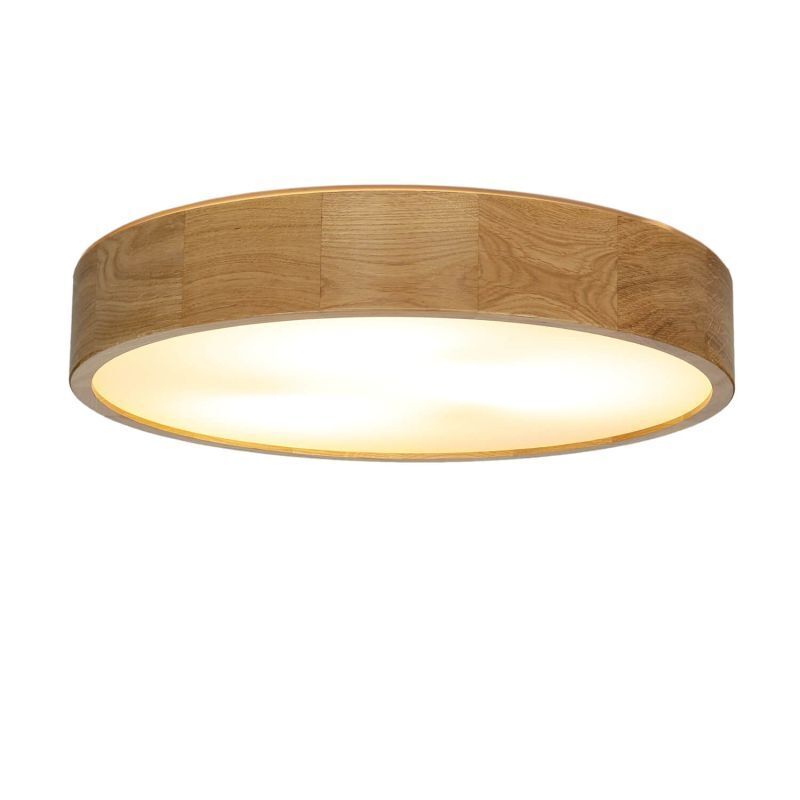 Faszinierend Deckenleuchte Rund Holz Bilder